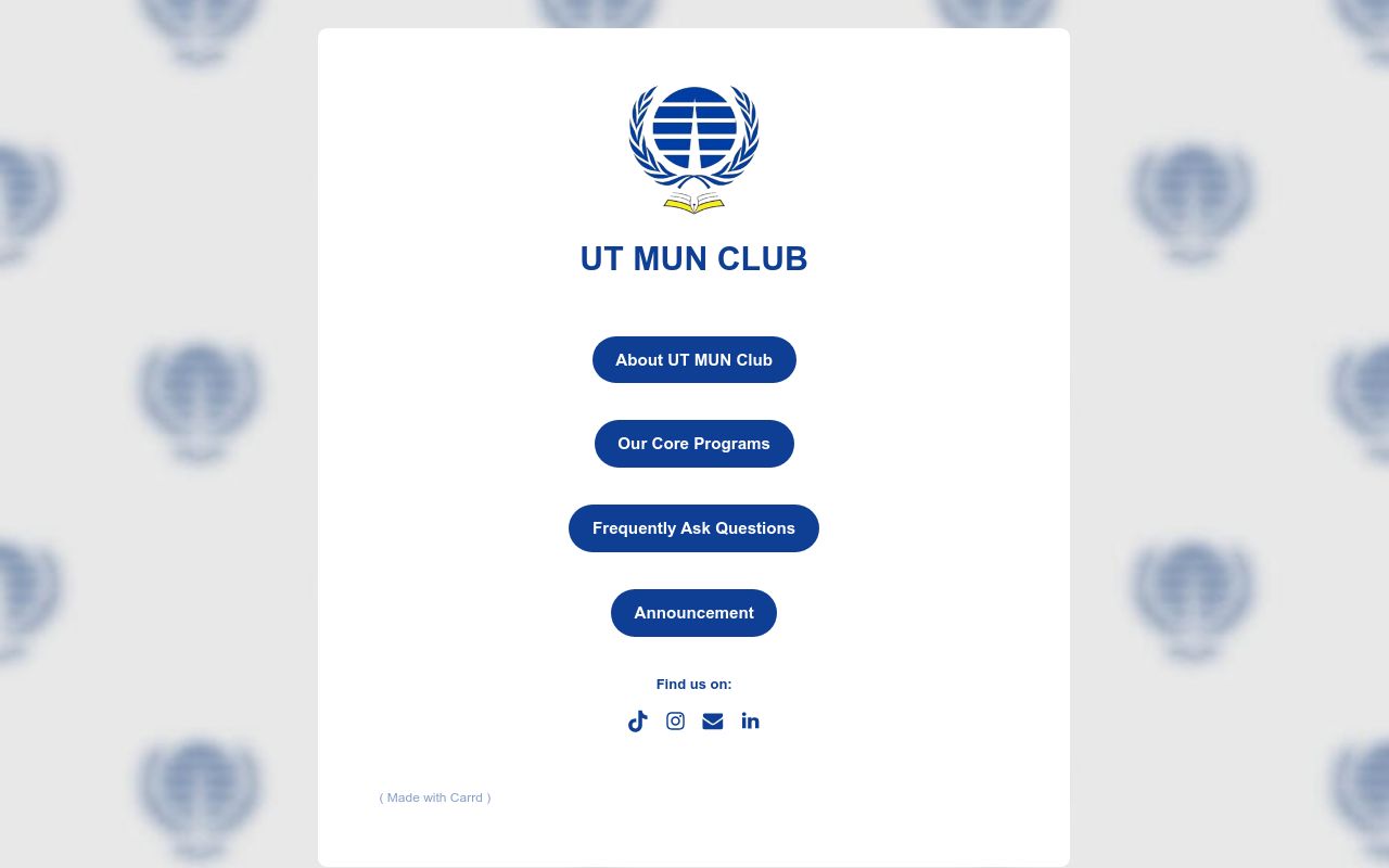 UT MUN CLUB